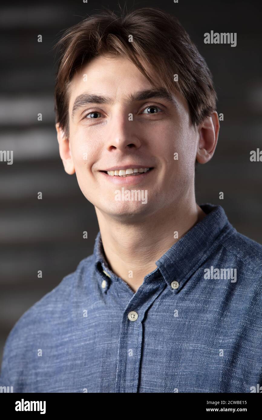 Portrait of a handsome thirty year old man. A guy like Tom Cruise Stock ...