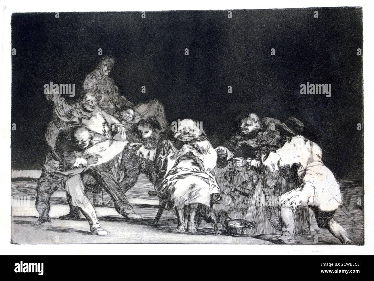 Loyalty', 1819-1823 Artist: Francisco Goya. Plate 17 of 'Proverbs ...
