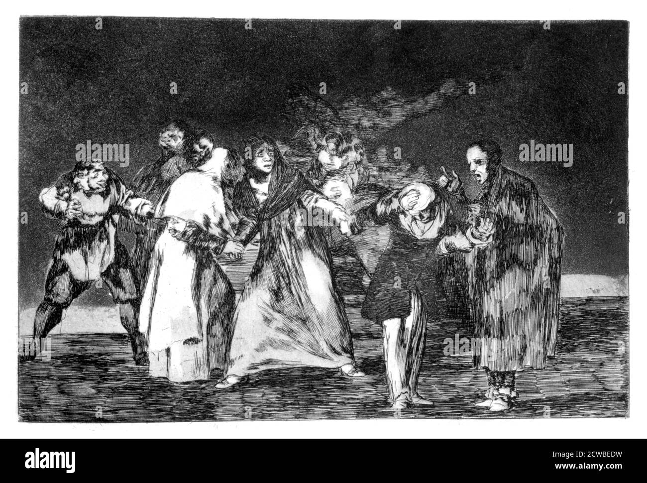 The exhortations', 1819-1823 Artist: Francisco Goya. Plate 16 of ...