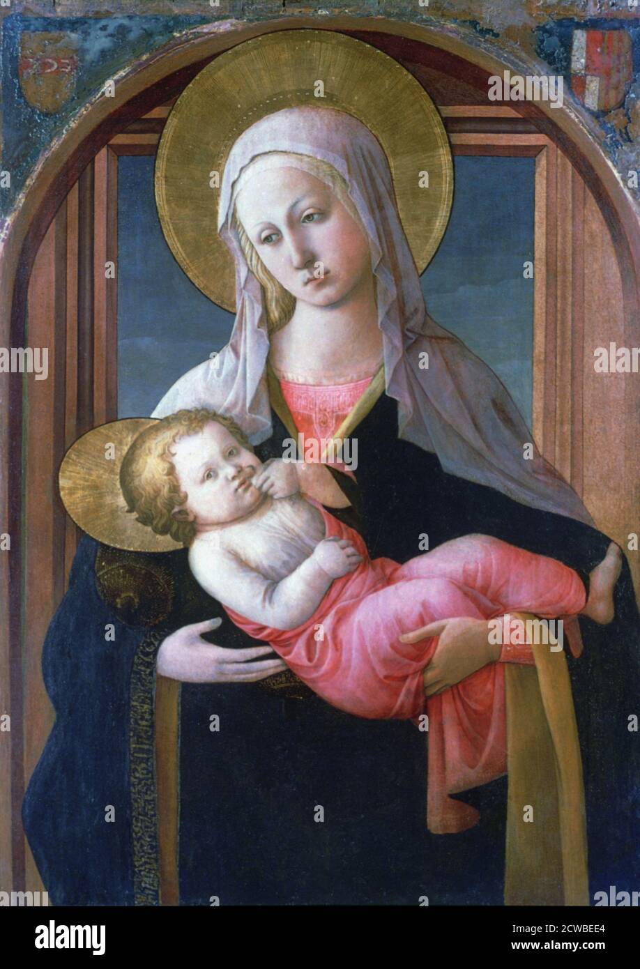The Virgin and Child', c1450-1460 Artist: Filipino Lippi. The coat of ...