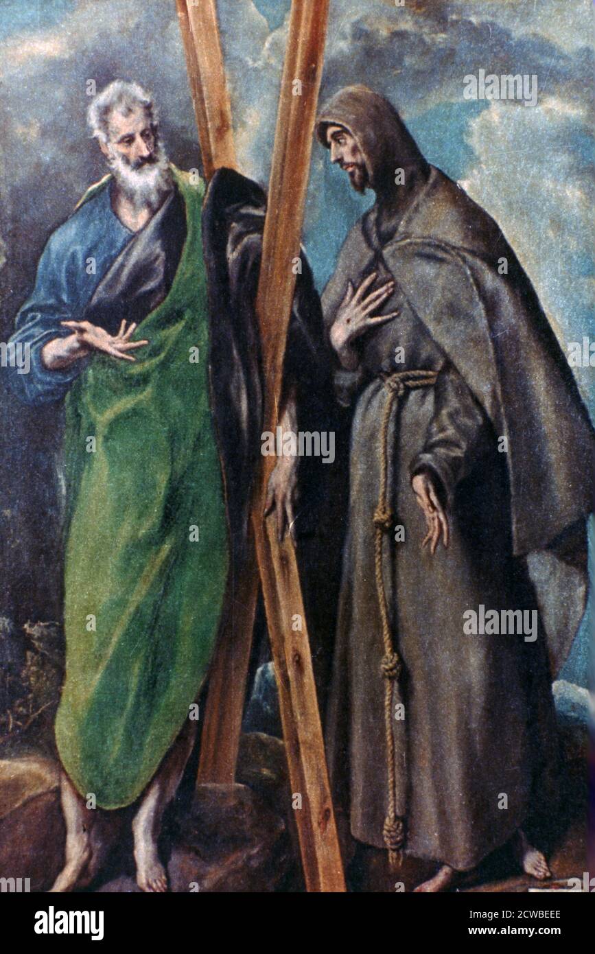 St Andrew and St Francis', c1590-1595. Artist: El Greco. El Greco(1541 ...