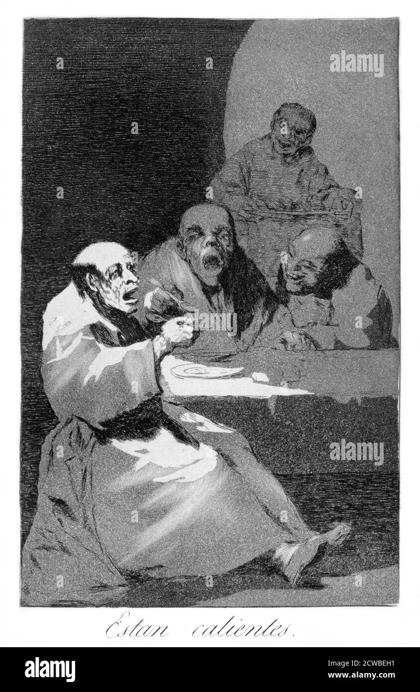 'They are hot', 1799 Artist: Francisco Goya. Plate 13 of 'Los Caprichos ...