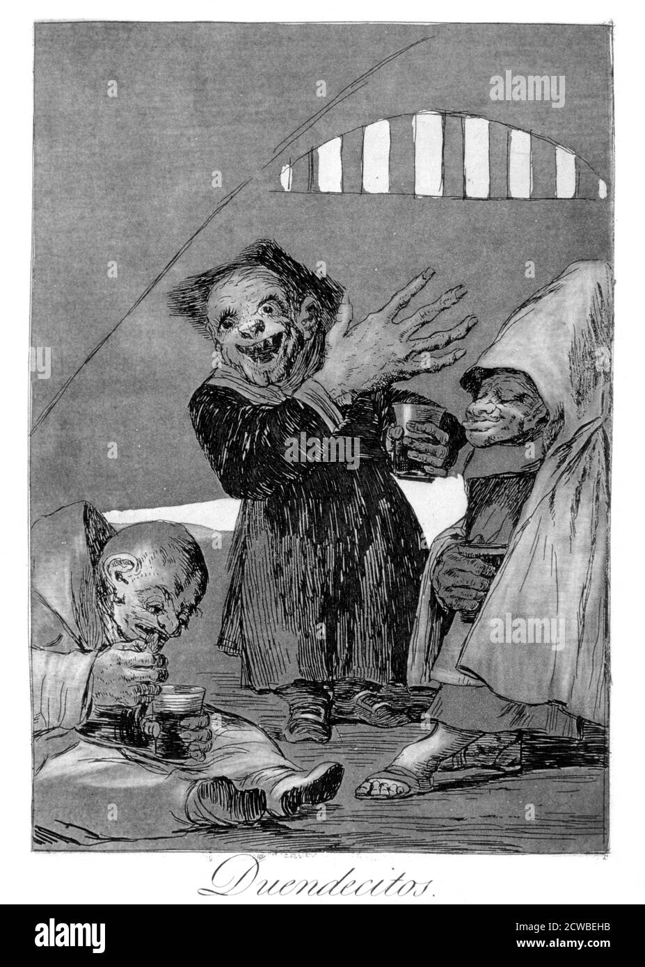 'Hobgoblins', 1799 Artist: Francisco Goya. Plate 49 of 'Los Caprichos ...