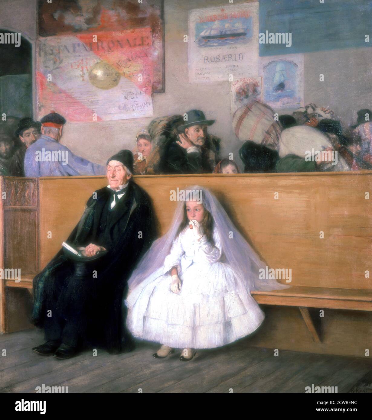 At the Station', c1870-1900. Artist: Giuseppe Ricci. Giuseppe Ricci was ...