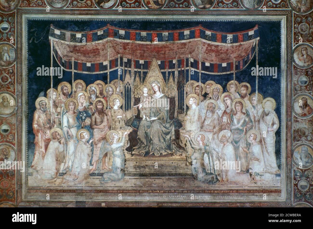 Maesta', 1315. Artist: Simone Martini. Simone Martini was an Italian ...