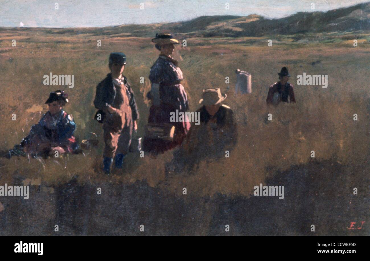 In the Field', c1875. Artist: Eastman Johnson. Jonathan Eastman Johnson ...