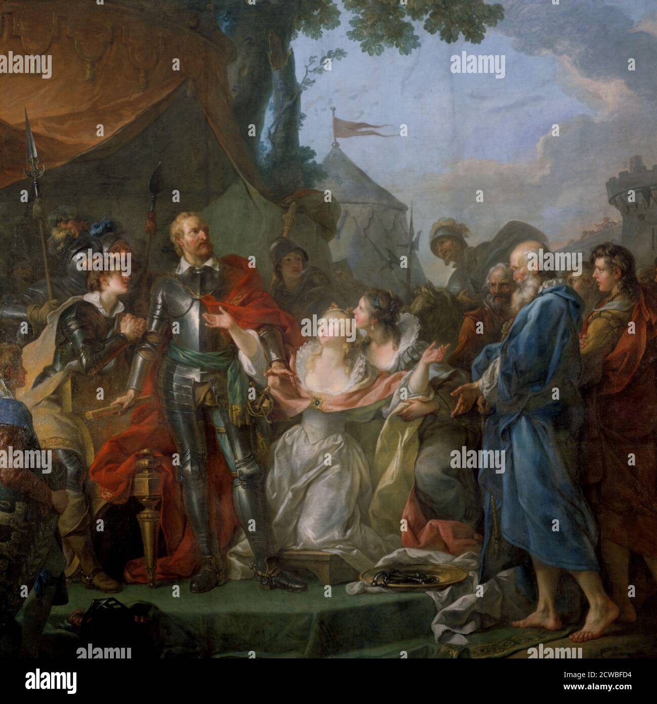 100 years war painting hi-res stock photography and images - Alamy