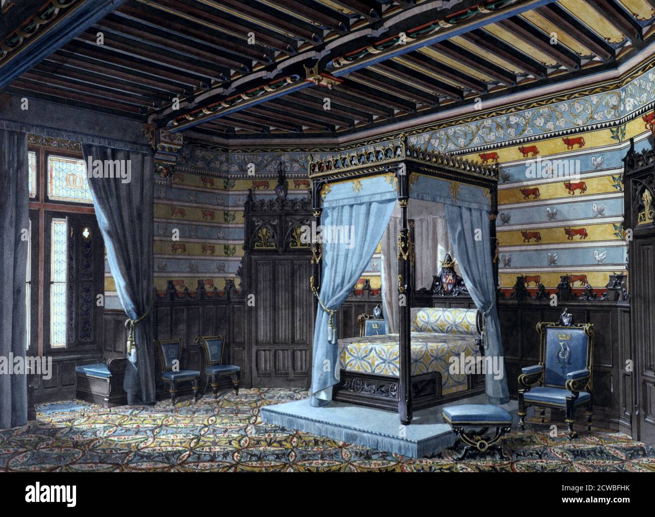 Neo gothic design hi-res stock photography and images - Alamy