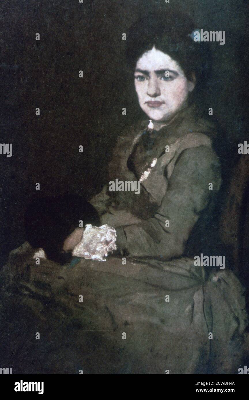 Mrs Munkacsy', c1864-1900. Artist: Mihaly Munkacsy. Mihaly Munkacsy ...