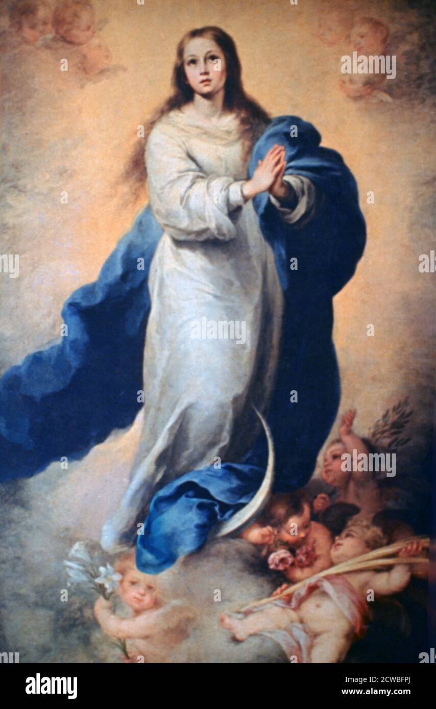 Immaculate Conception', 1665-1670. Artist: Bartolome Esteban Murillo ...