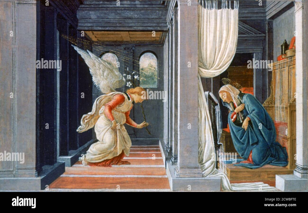 The Annunciation', c1485. Artist: Sandro Botticelli. Sandro Botticelli ...