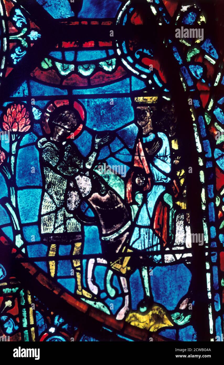 Chartres stained glass roland hi-res stock photography and images - Alamy