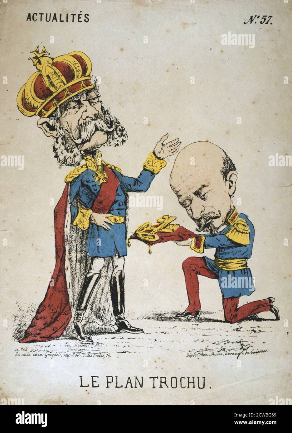 Kaiser wilhelm cartoon hi-res stock photography and images - Alamy