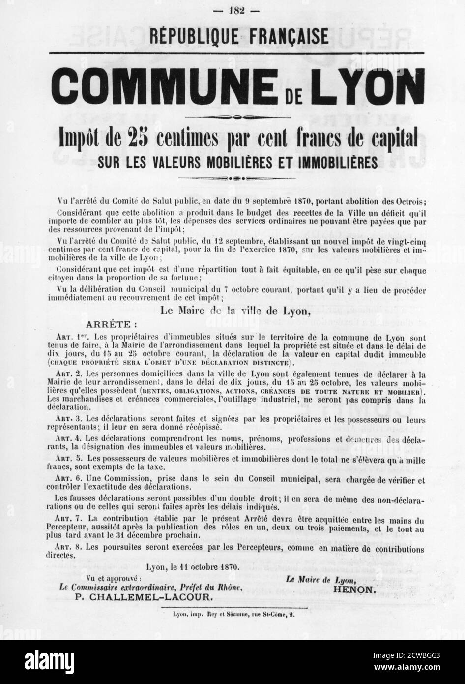 Paris lyon poster hi-res stock photography and images - Alamy