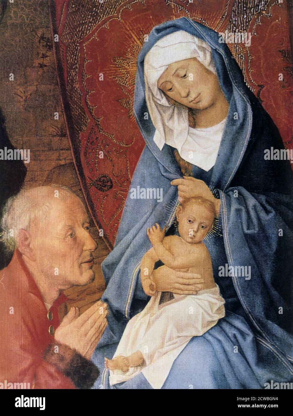 Christ blessing 15th century hi-res stock photography and images - Alamy