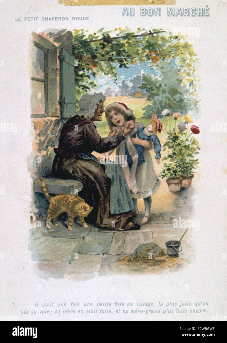 Little Red Riding Hood', 19th century. Once upon a time there was a ...