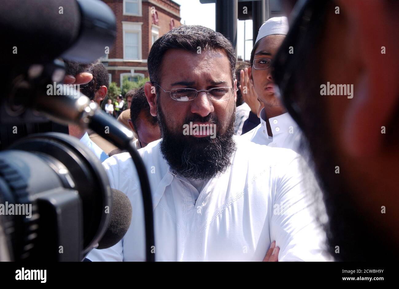 Photograph of Anjem Choudary (1967-) a British Islamist and political ...