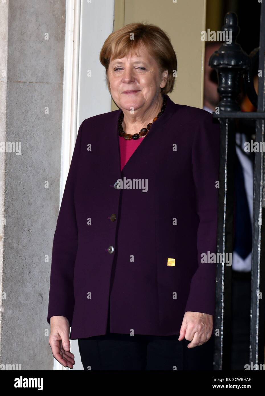 Photograph of Angela Merkel, Chancellor of Germany, attending the NATO ...