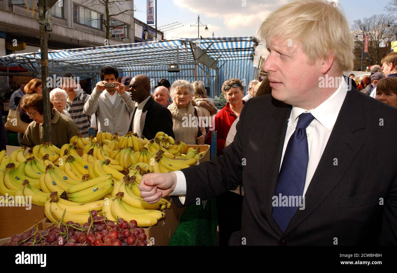 Photograph of the former Mayor of London, Boris Johnson. Alexander ...