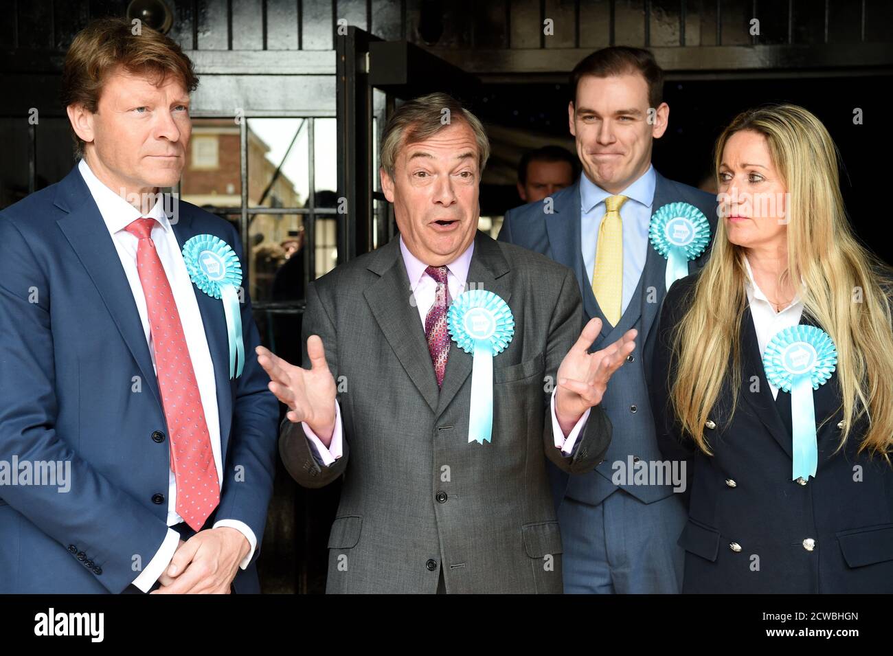 Photograph of Nigel Farage. Nigel Paul Farage (1964-) a British ...