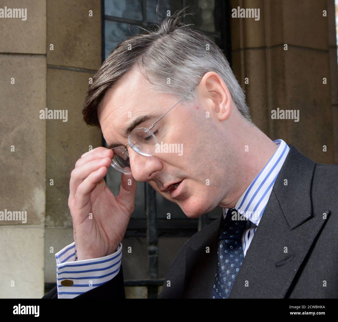 Photograph of Jacob Rees-Mogg. Jacob William Rees-Mogg (1969-) a ...