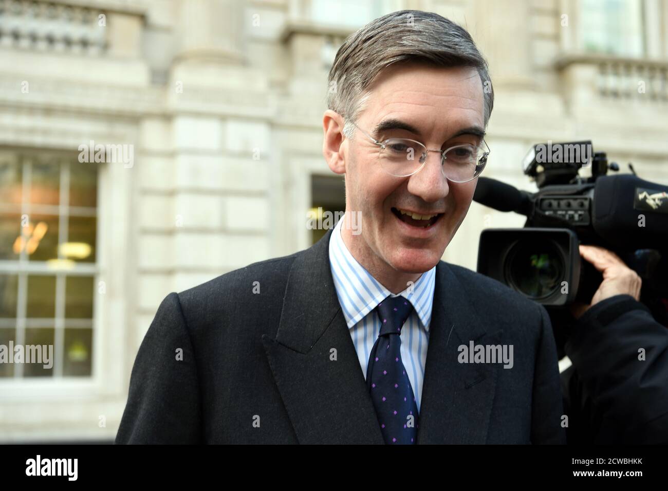 Photograph of Jacob Rees-Mogg. Jacob William Rees-Mogg (1969-) a ...