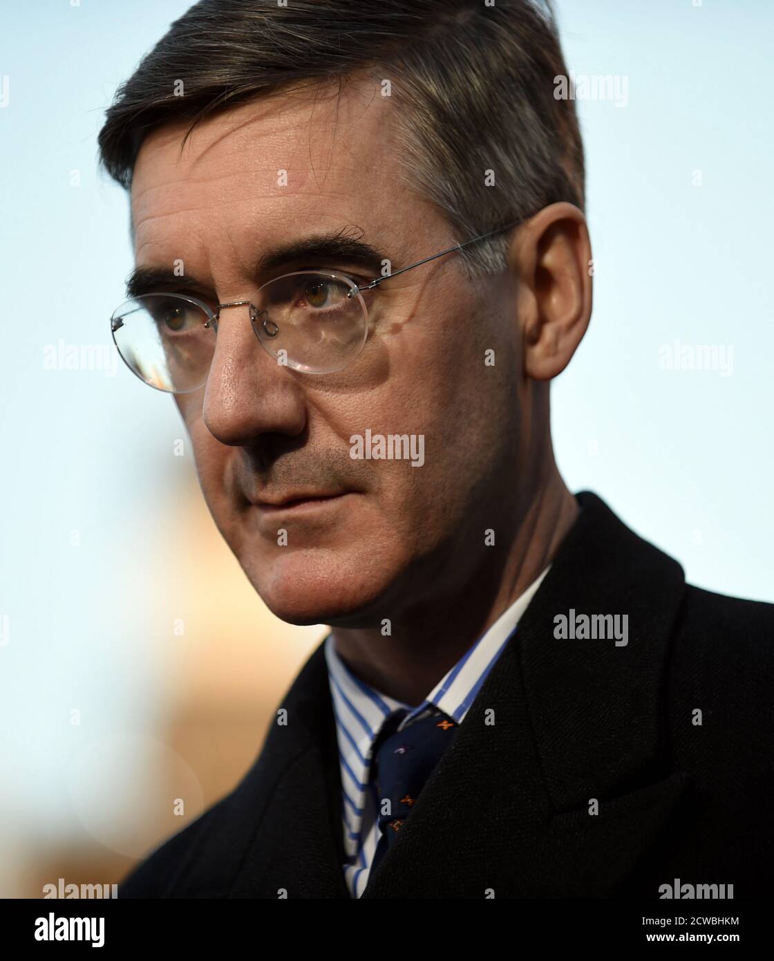 Photograph of Jacob Rees-Mogg. Jacob William Rees-Mogg (1969-) a ...