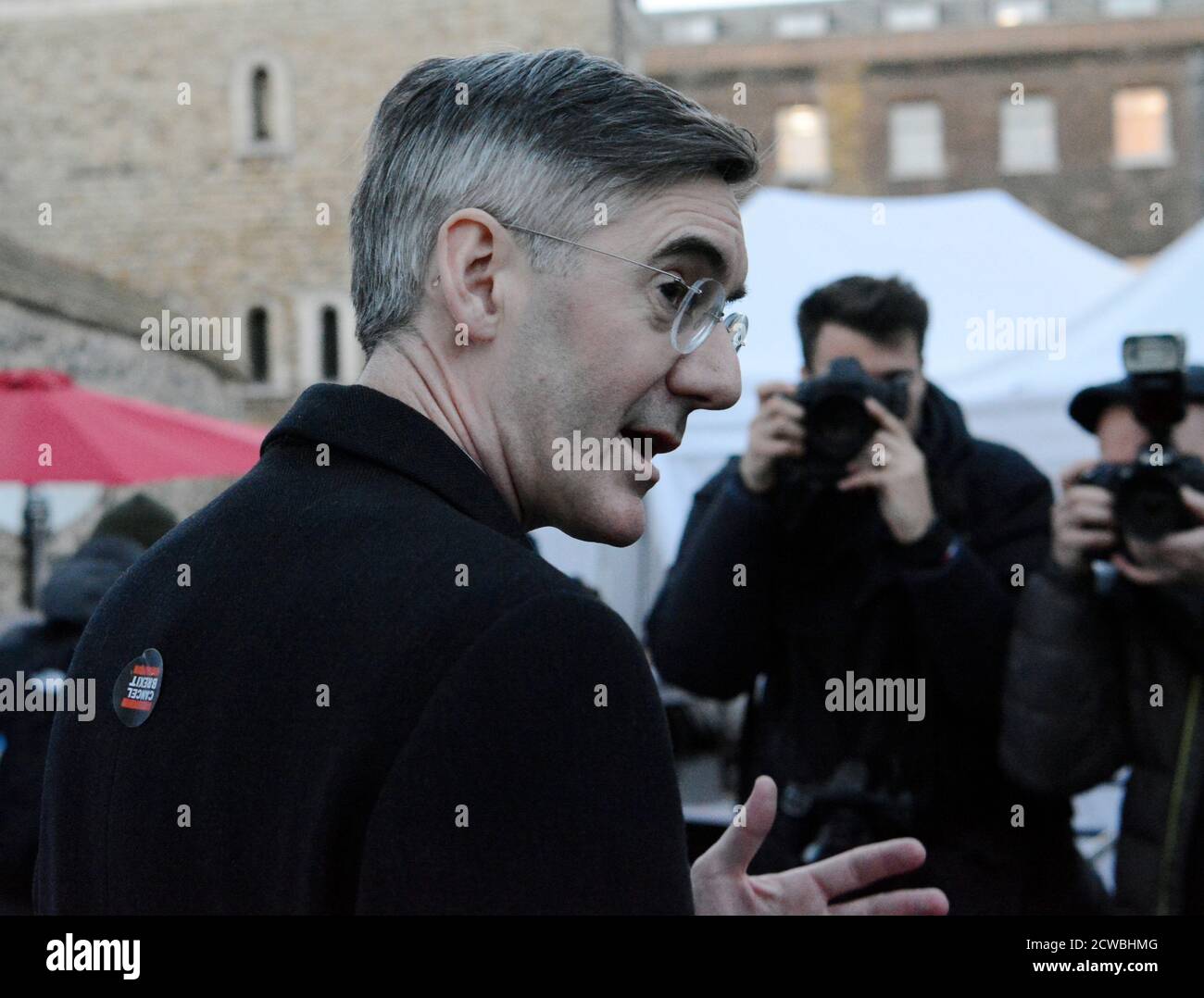 Photograph of Jacob Rees-Mogg. Jacob William Rees-Mogg (1969-) a ...