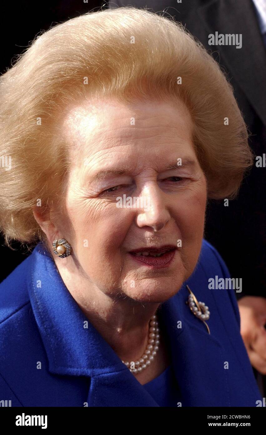 Photograph of Margaret Thatcher. Margaret Hilda Thatcher, Baroness ...