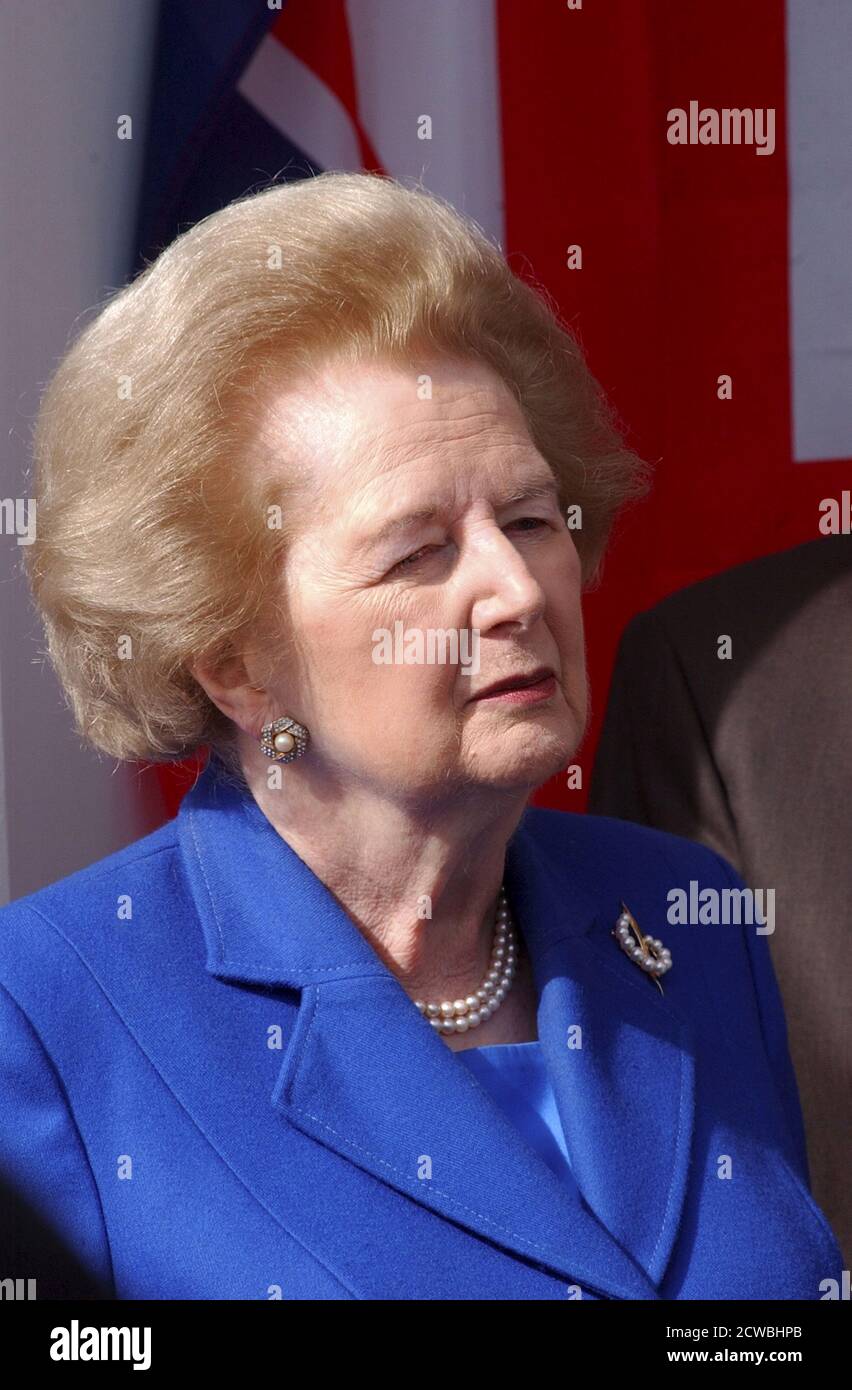 Photograph of Margaret Thatcher. Margaret Hilda Thatcher, Baroness ...