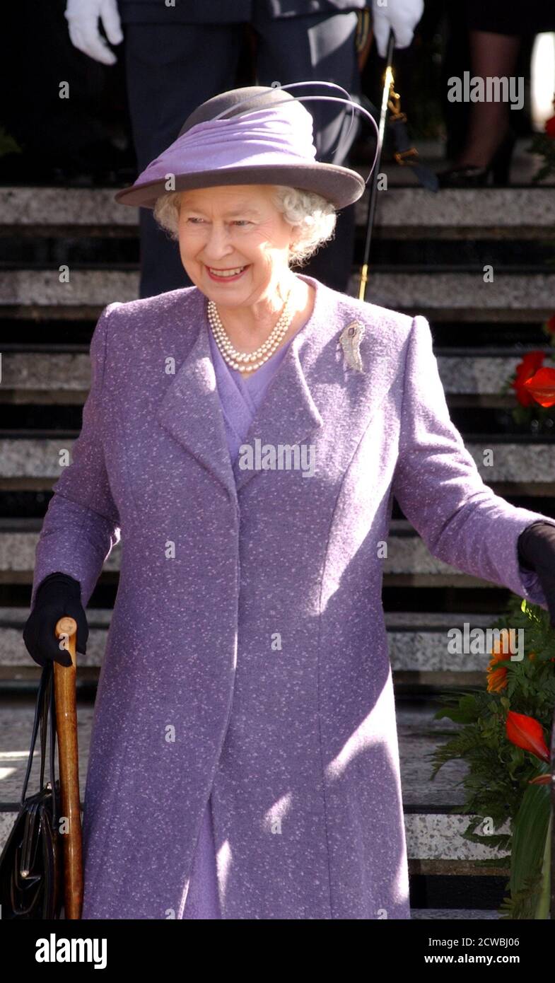 Photograph of Queen Elizabeth II during a visit to Havering. Elizabeth ...