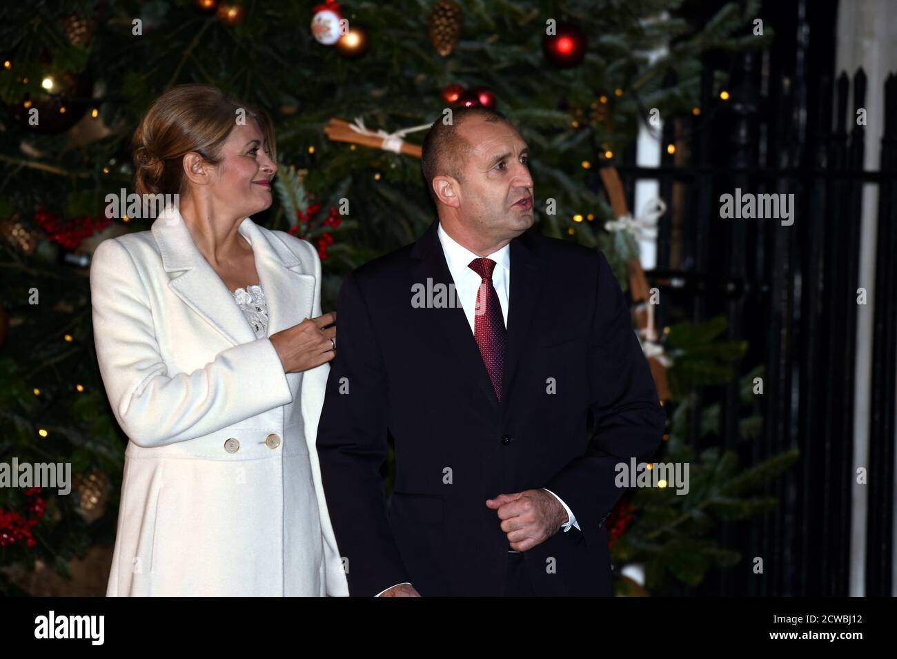 Photograph of Rumen Radev, President of Bulgaria, attending the NATO ...