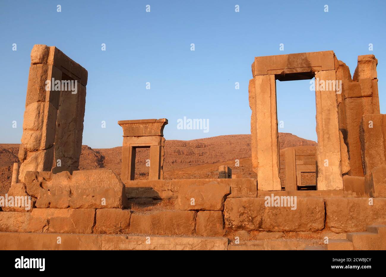 Photograph of the Tachara Palace ordered by Darius I, completed by his ...