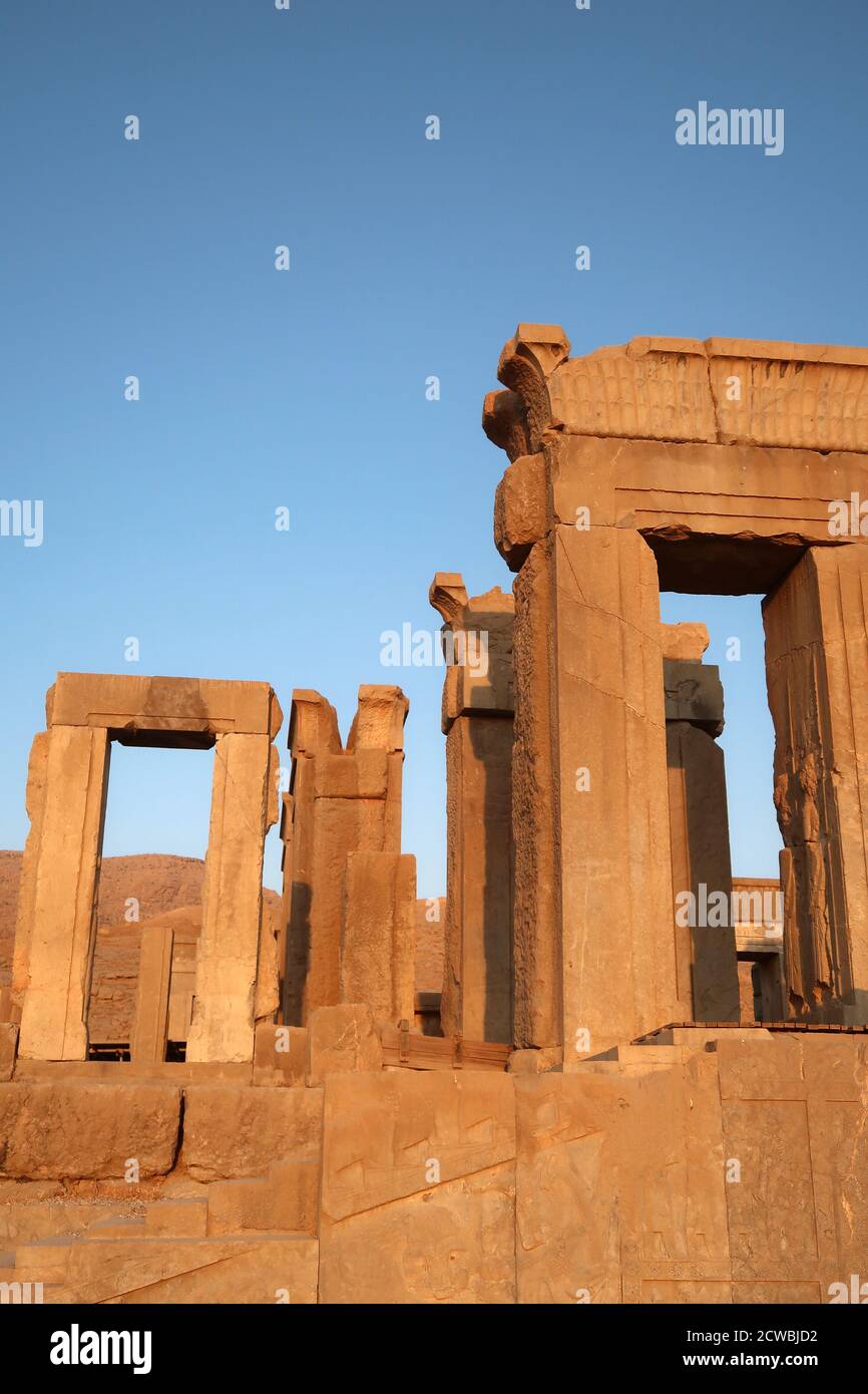 Photograph of the Tachara Palace ordered by Darius I, completed by his ...