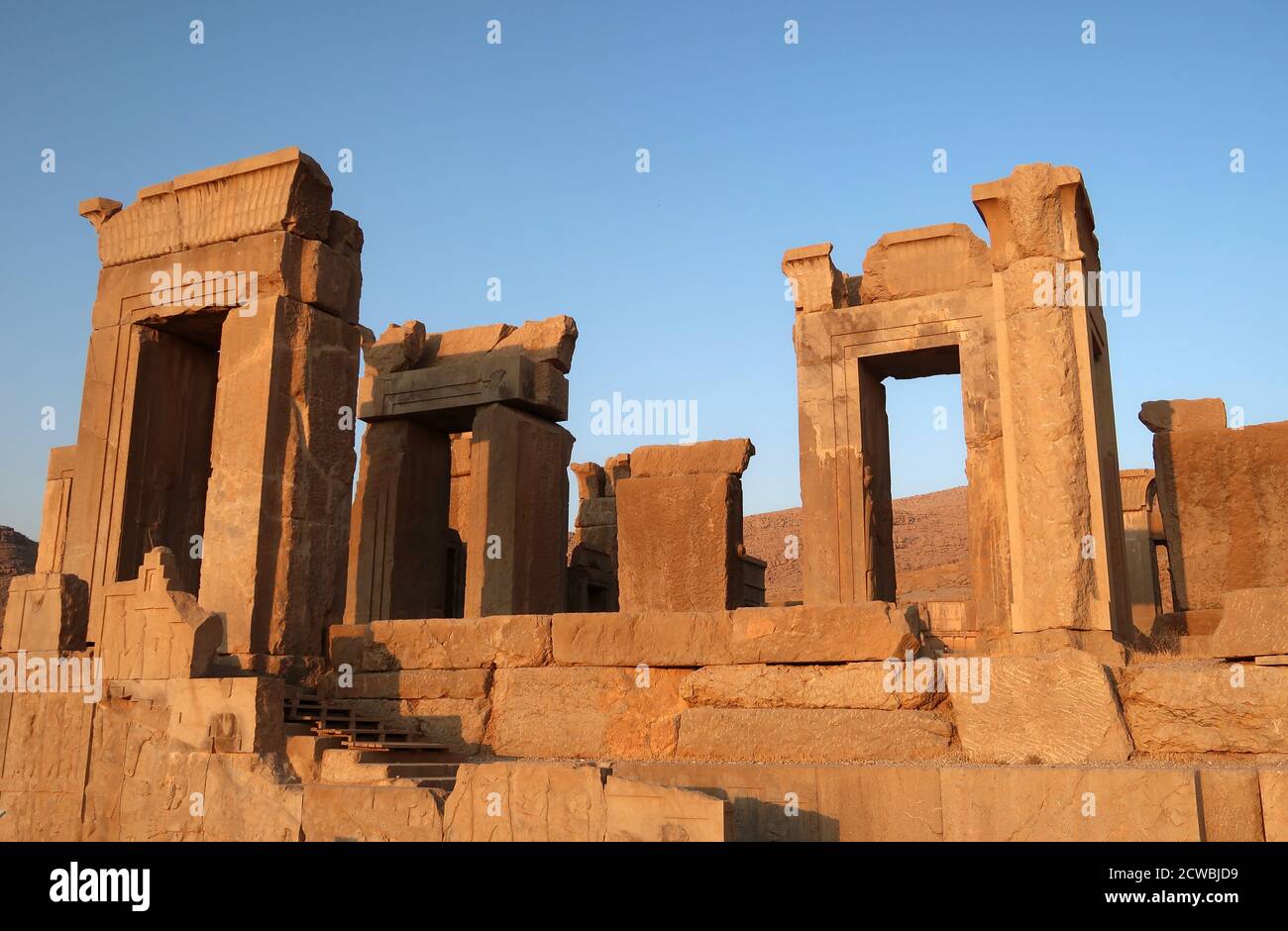 Photograph of the Tachara Palace ordered by Darius I, completed by his ...