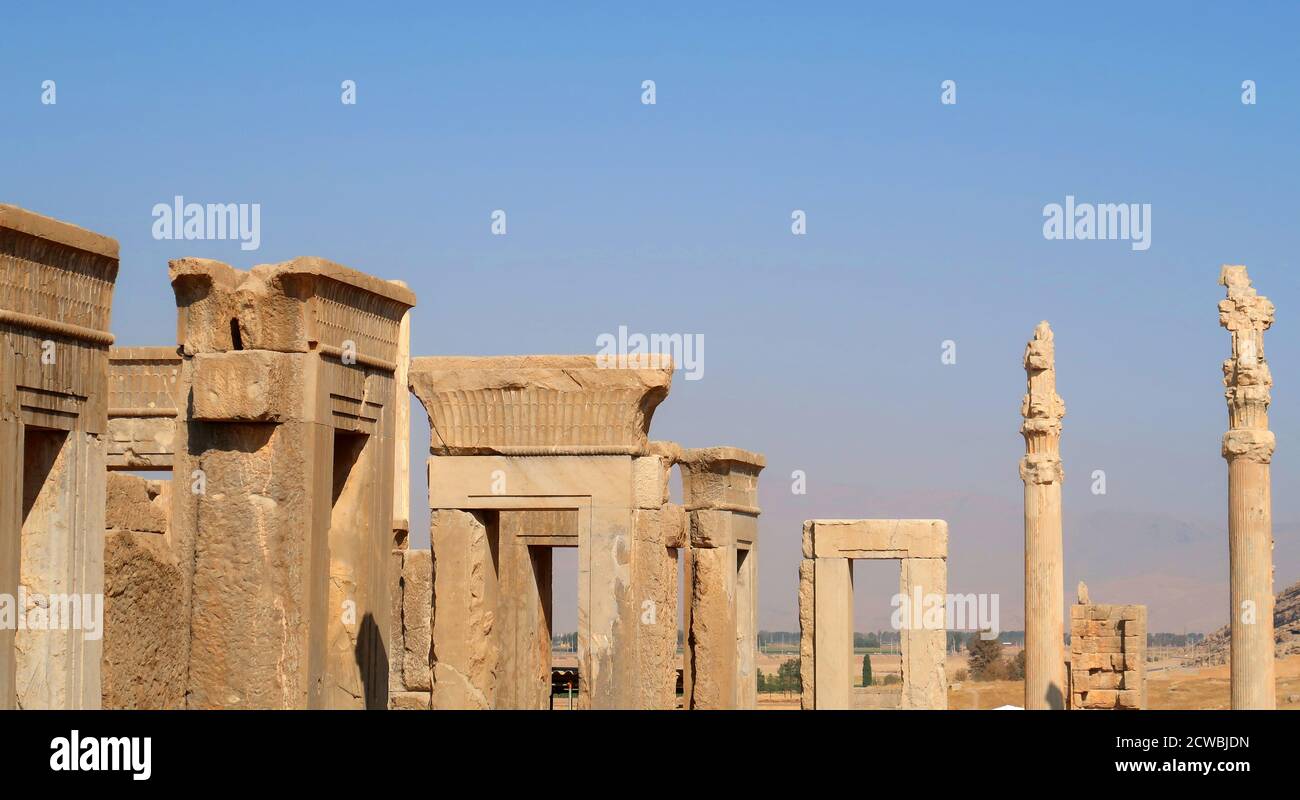 Photograph of the Tachara Palace ordered by Darius I, completed by his ...