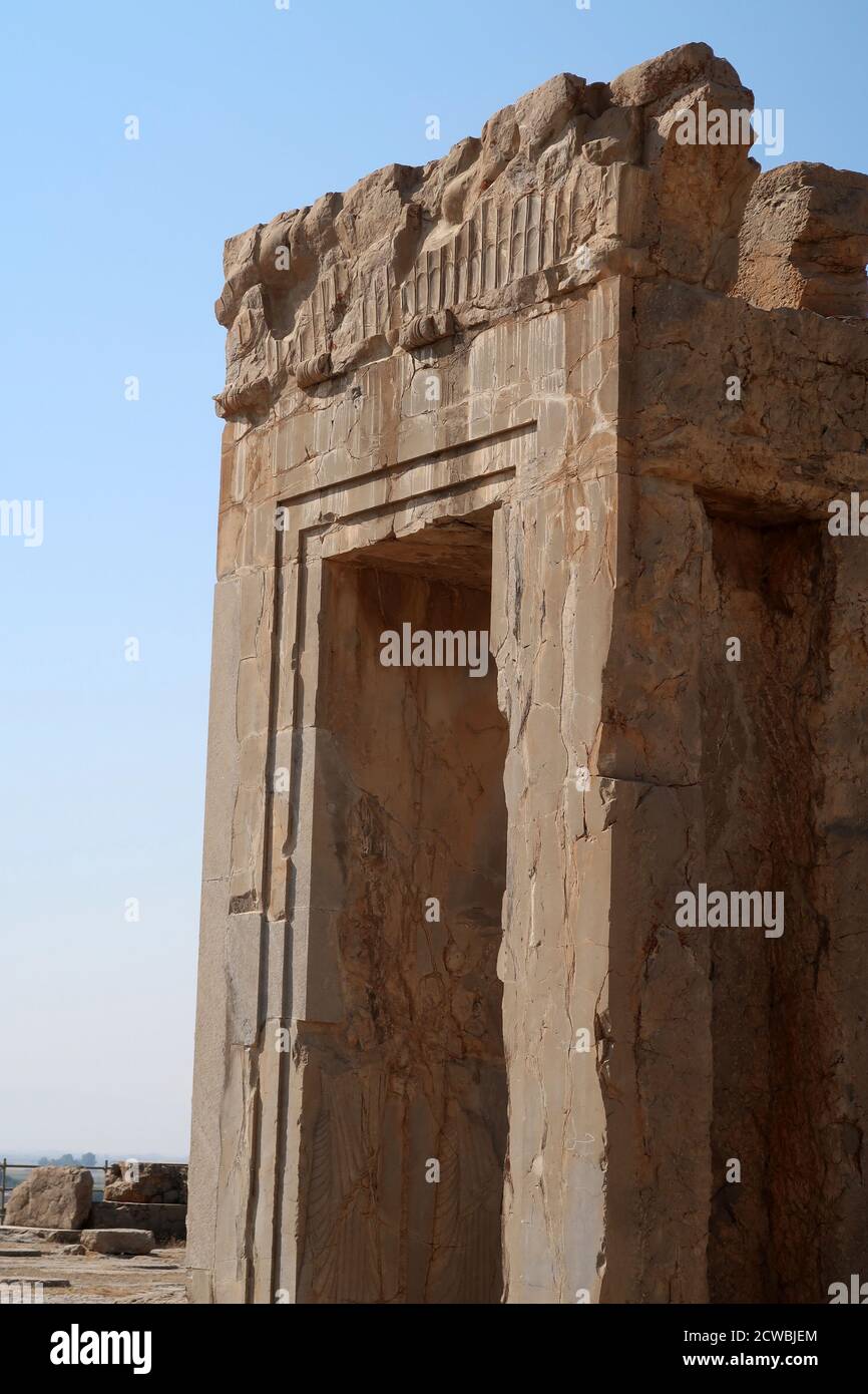Photograph of the Tachara Palace ordered by Darius I, completed by his ...
