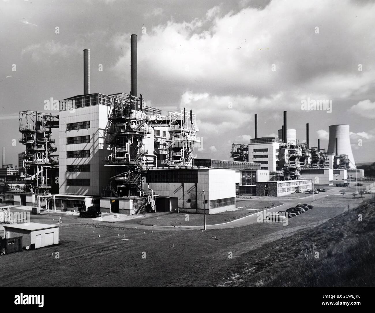 Photograph of Calder Hall, Cumberland, England, the first commercial ...