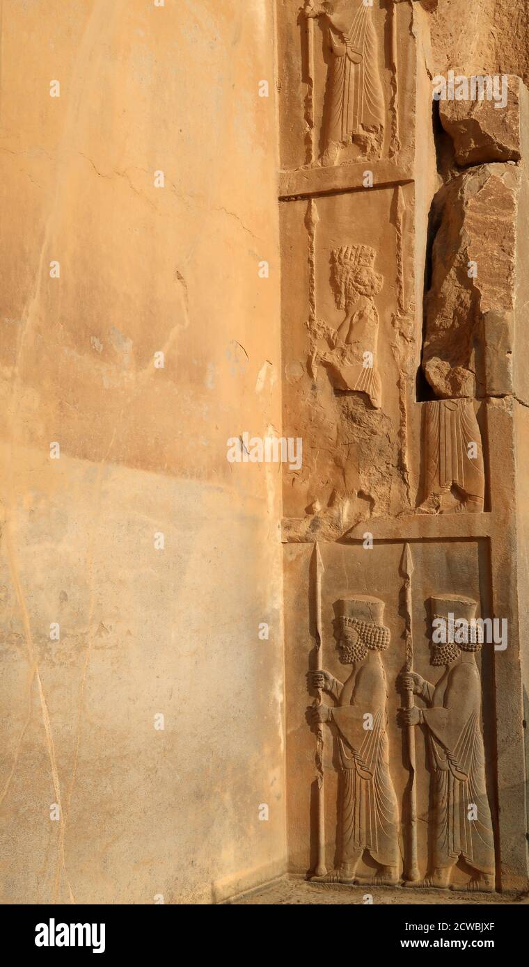 Photograph of the Achaemenid royal tomb of Artaxerxes III Ochus, at ...