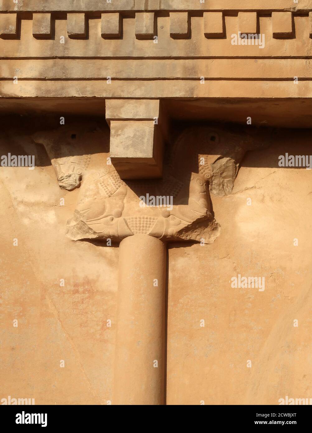 Photograph of the Achaemenid royal tomb of Artaxerxes III Ochus, at ...