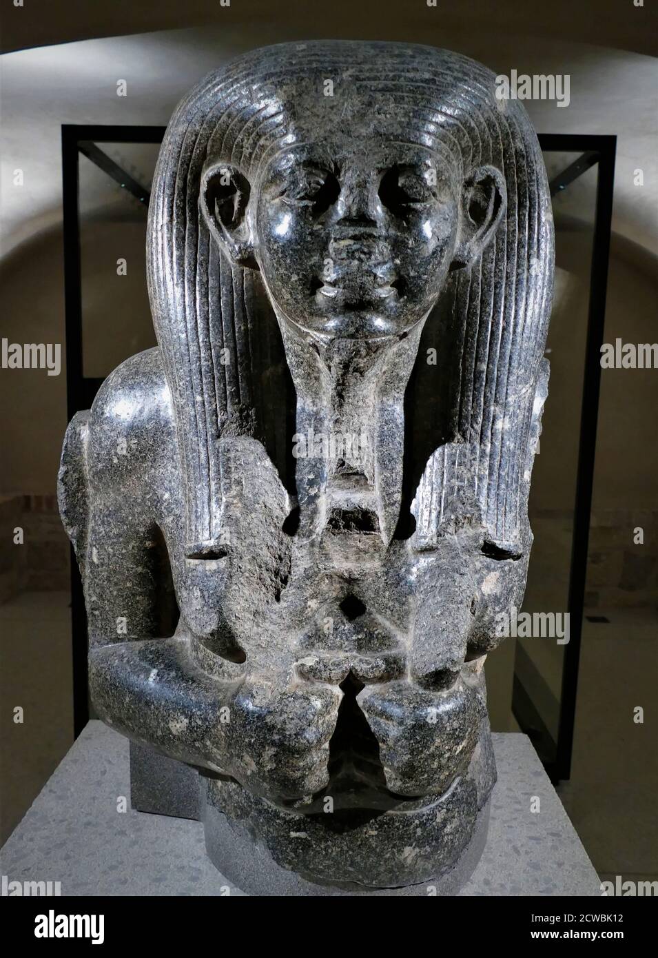 Granite sculpture of the torso of a Nile god Stock Photo - Alamy