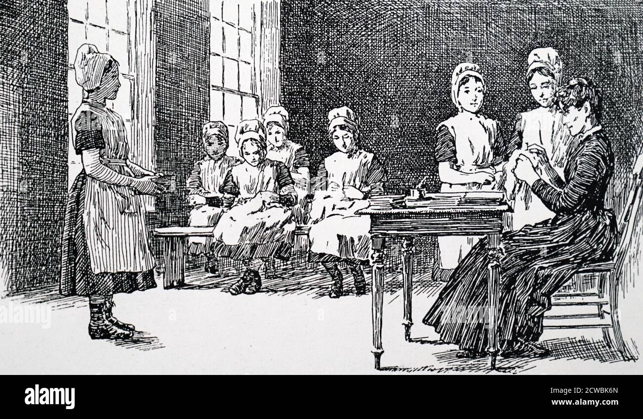 18th century female education hi-res stock photography and images - Alamy