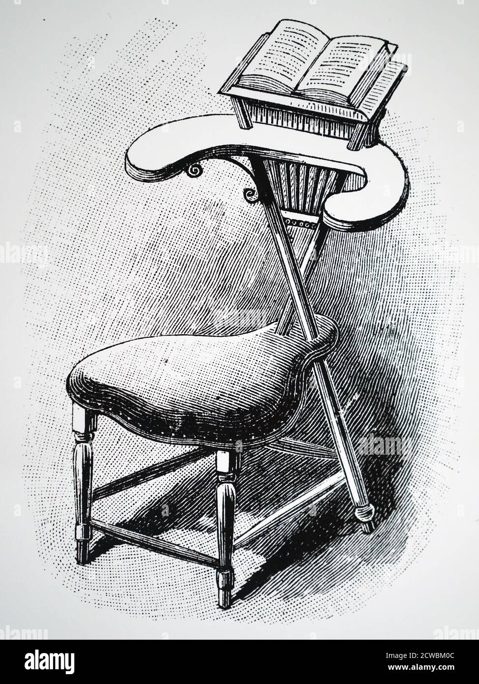 19th century engraving of furniture hi-res stock photography and images ...