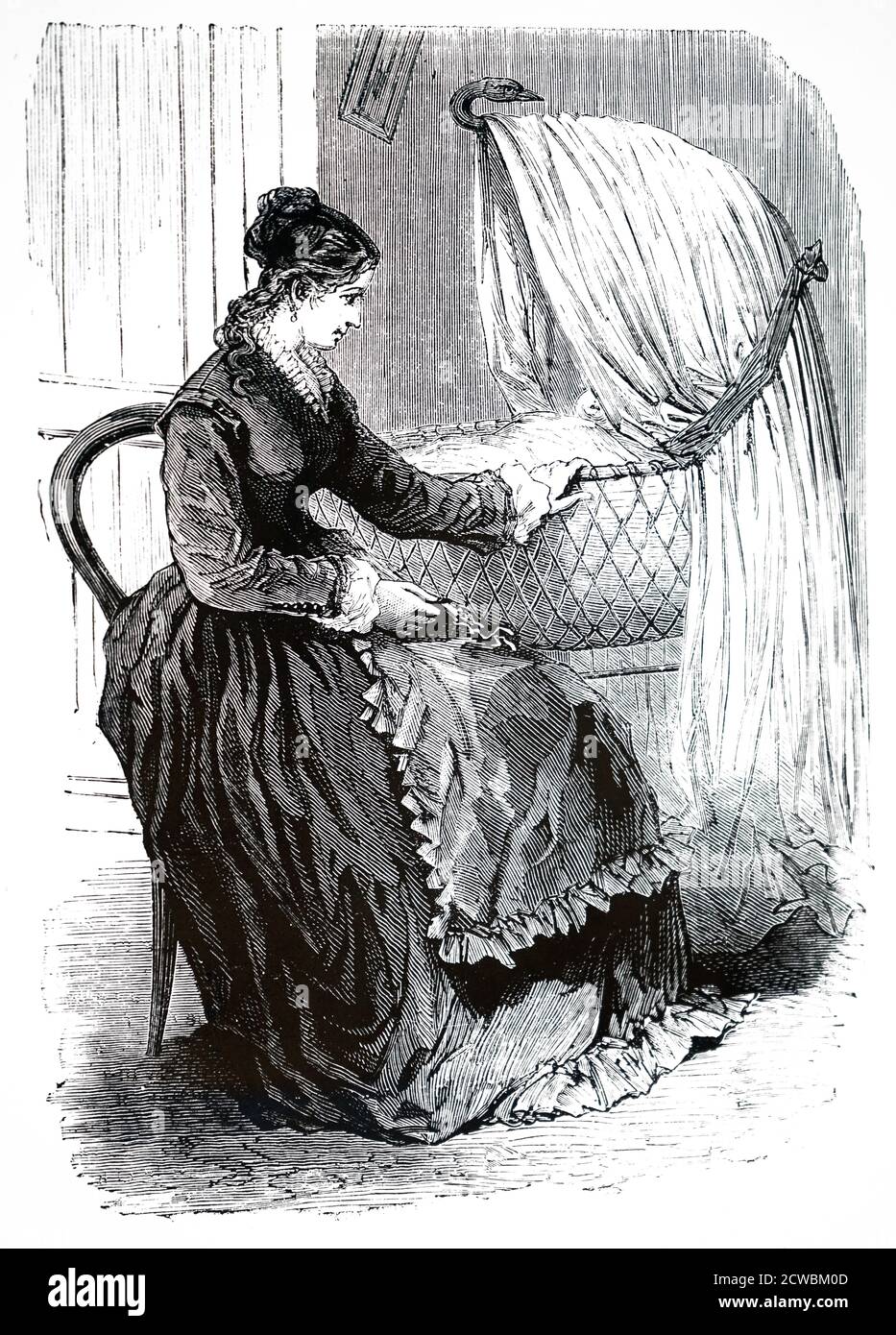 Rocking a cradle hi-res stock photography and images - Alamy