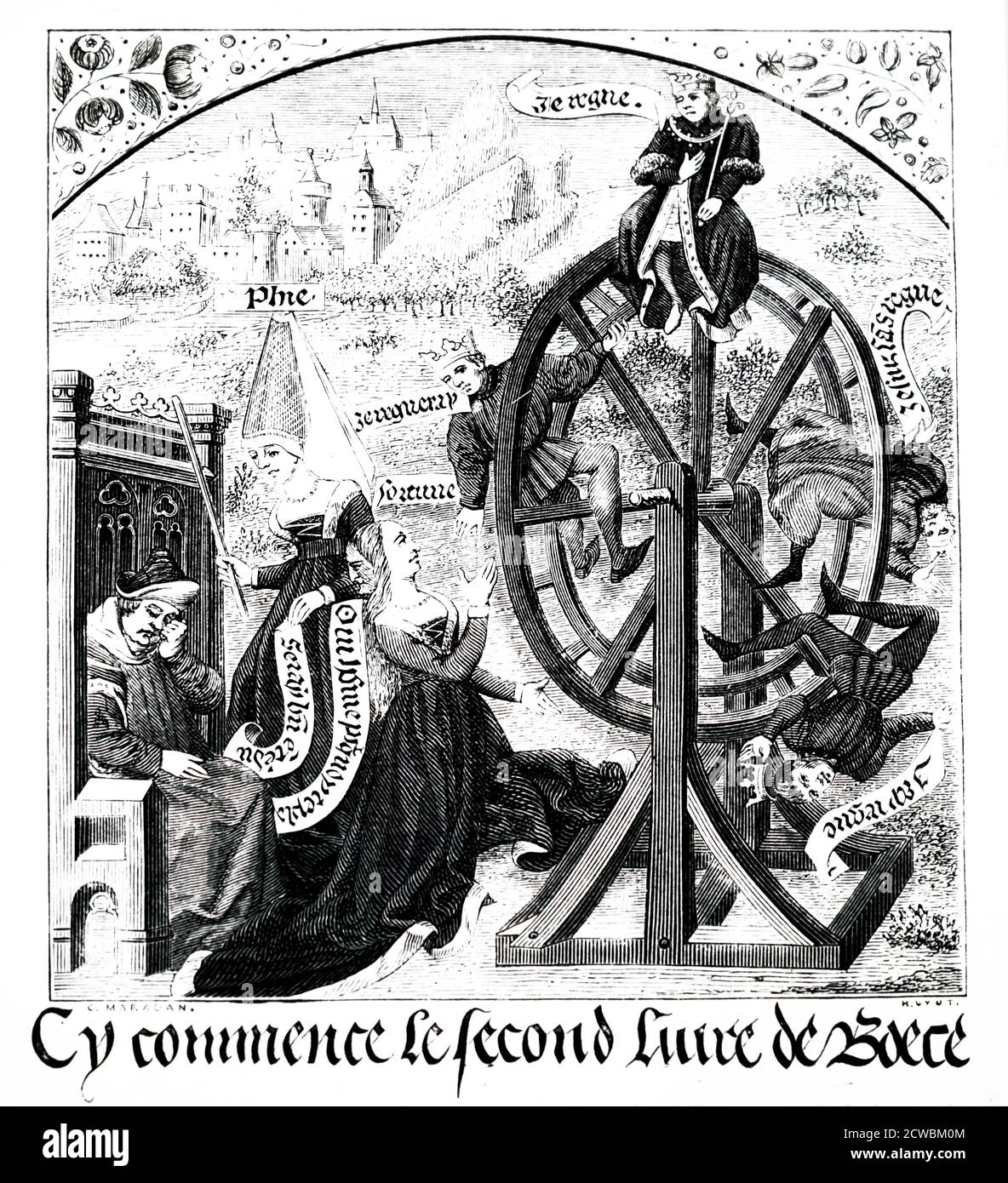 Boethius wheel hi-res stock photography and images - Alamy