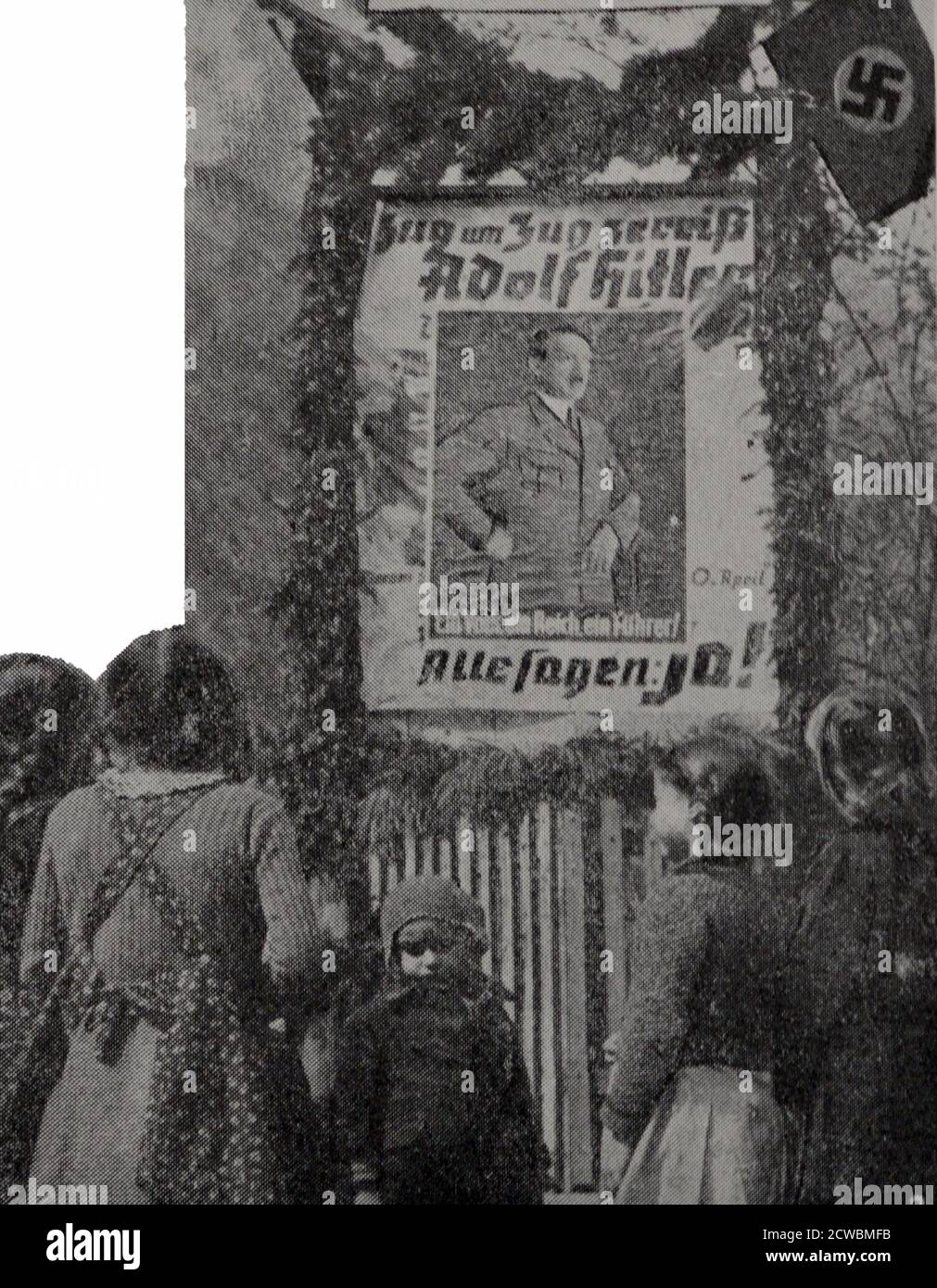 1938 austrian anschluss referendum hi-res stock photography and images ...