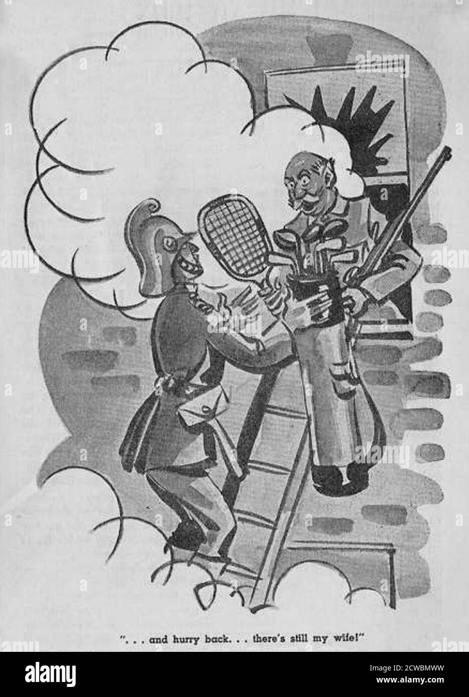 Vintage comic book illustration artwork public domain Stock Photo - Alamy