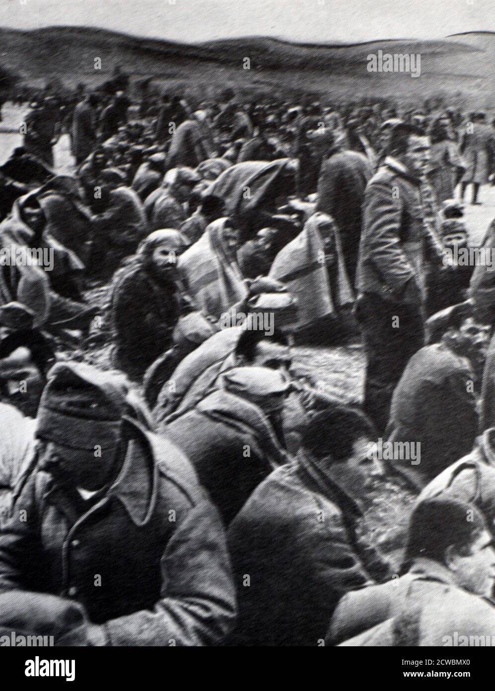 Black and white photograph of World War II (1939-1945); Yugoslav ...