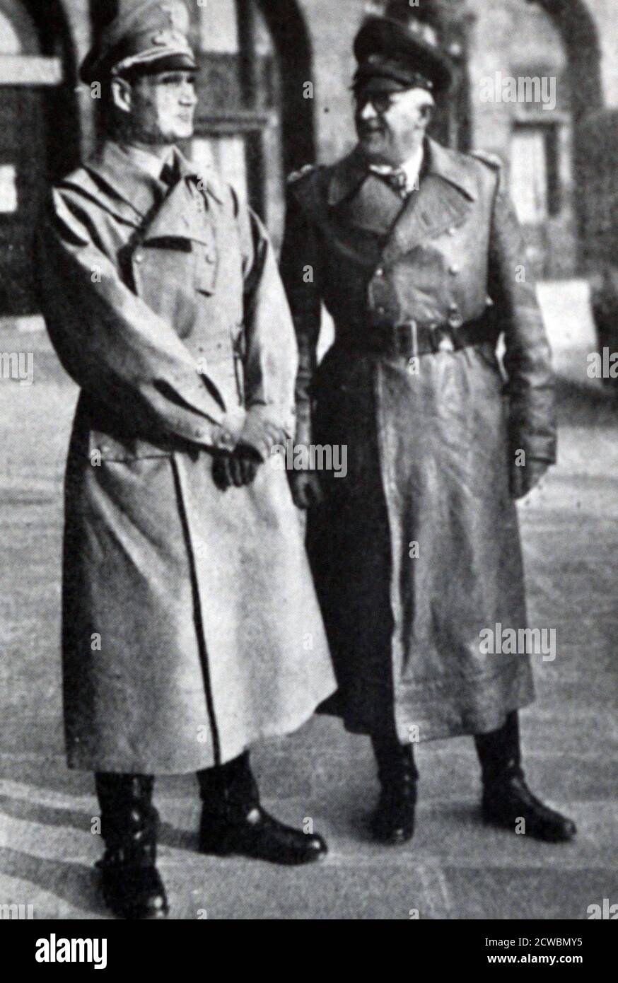 Black and white photograph of World War II (1939-1945); Deputy Fuhrer ...