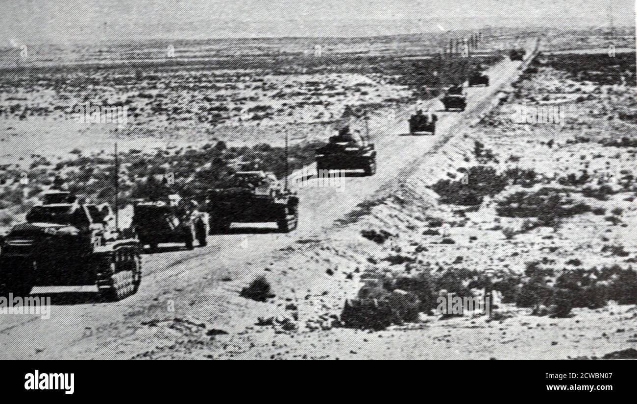 Black and white photograph of World War II (1939-1945); the War in ...